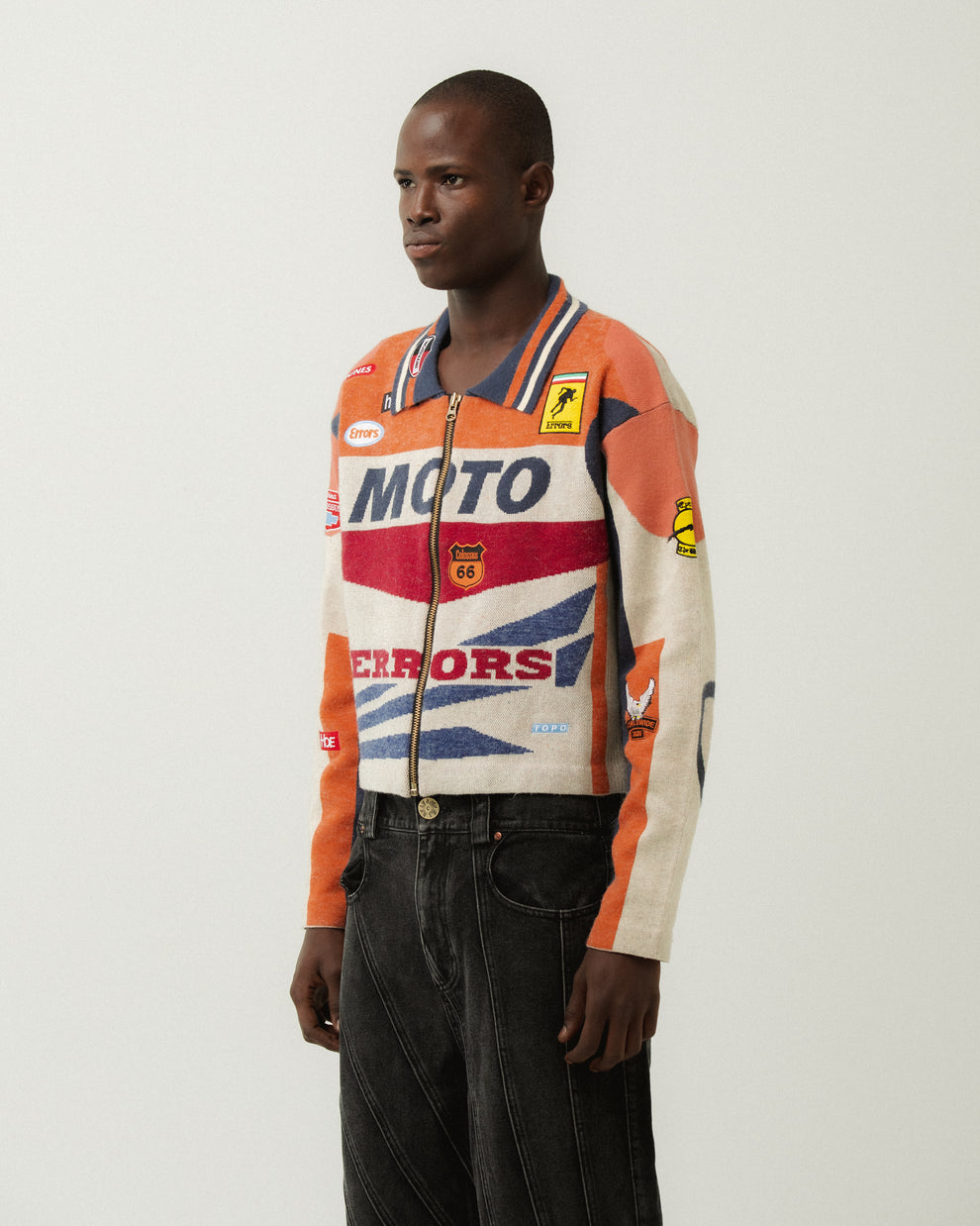 KNITTED MOTO JACKET – HOUSE OF ERRORS